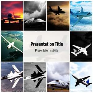 Amazon.com: Airplane Powerpoint Template | Airplane Powerpoint ...