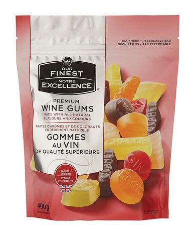 Amazon.com : Our Finest Wine Gums - 400g resealable package : Grocery ...