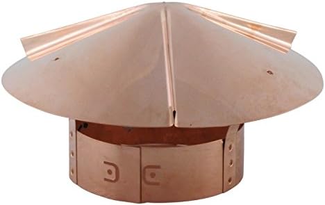 Chimney Flue Cone Top Rain Cap - Copper 10 inch - - Amazon.com