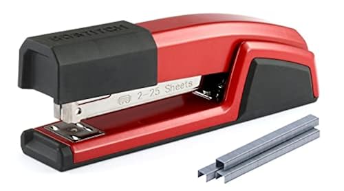 Bostitch Office Epic Metal 3 in 1 Stapler, 25 Sheet Capacity, Includes ...