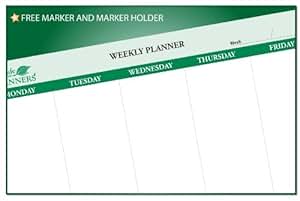 Amazon.com : Sticky-Note Weekly Task and Goal Planner 24 in. x 38 in ...
