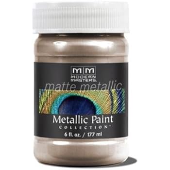 Modern Masters Inc Mm221-06 6Oz Warm Silver Matte Metallic - Household ...