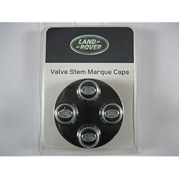 Amazon.com: Genuine Land Rover Tire Valve Dust Cover Caps LR027560 with ...