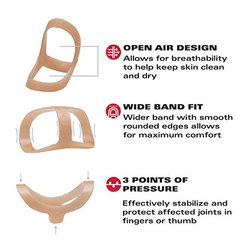 3-Point Products Oval-8 Finger Splint, Support and Protection for Arthritis, Trigger Finger or ...