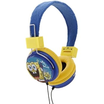 Amazon.com: Nickelodeon Spongebob Plush Headphones - Blue (35162): Home ...