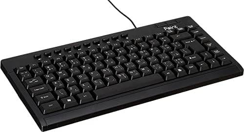 Point Mini PT-350 USB Keyboard,RGP, Wired, Ergonomic, Windows 7/8/10 ...