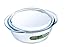 Pyrex Essentials - Set of 3 glass casseroles high resistance 1,4L/2,1L ...