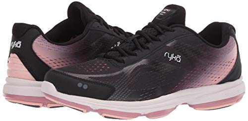 Ryka Womens Devo Plus 2 Fabric Low Top Lace up Running Black Rose Size ...