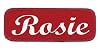 Rosie Name Tag Embroidered Uniform-Work Shirt Patches Red Border with ...