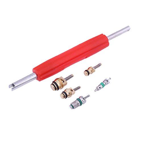 Car A/C Valve Cores Kit, A/C Car Automotive Air Conditioning Valve ...