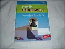 Math Expressions Common Core Homework and Remembering (Grade 2) (Volume 2): Houghton Miffin ...