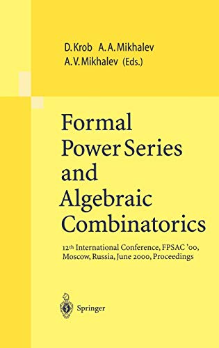 Formal Power Series and Algebraic Combinatorics: 12th International ...