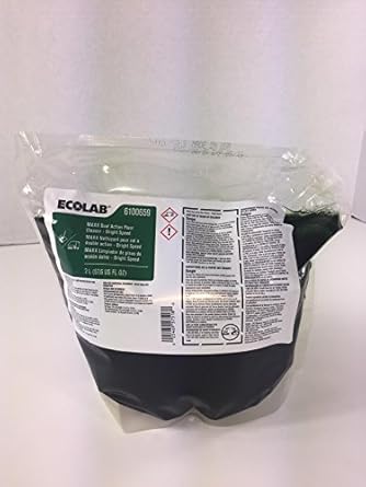 Amazon.com: ECOLAB MAXX Dual Floor Cleaner- Bright Speed- 2 liter ...