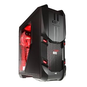 Aerocool GT-S Black Full Tower Gaming Case 20cm LED Fan 2xUSB3 Side ...