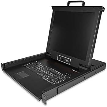 Amazon.com: StarTech.com Single Port Rackmount KVM Console, 17" Display ...