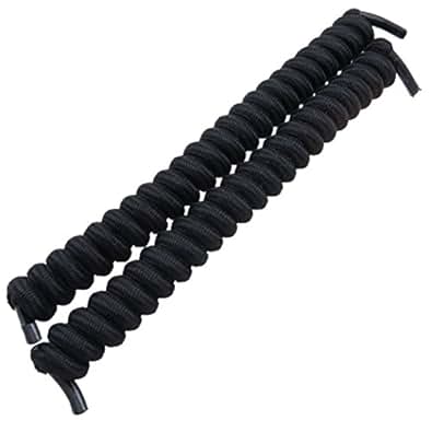 Amazon.com: FootMatters Curly No Tye Shoe Laces - Elastic Spring Shoe ...