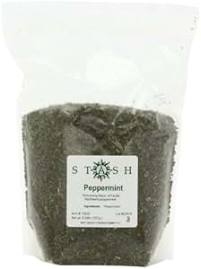 Amazon.com : Stash Tea Peppermint Herbal Loose Leaf Tea 8 Ounce Pouch ...