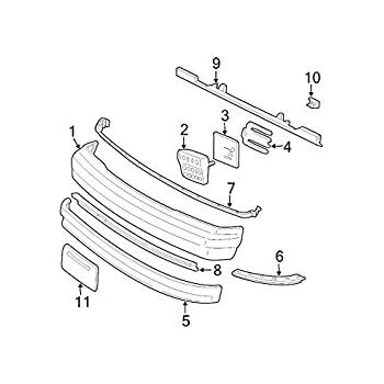Amazon.com: Genuine Ford F2UZ-17C882-A Bumper Bar Isolator Assembly ...