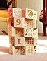 Amazon.com: Maxim Deluxe Wooden ABC Blocks. Extra-Large Engraved Baby ...