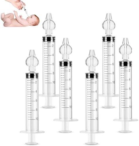 Baby Nasal Aspirator Professional Rinse Syringe, 6-Pack Baby Nasal ...