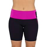 Amazon.com: Delfin Spa Women's Mineral Infused High Waist Exercise ...