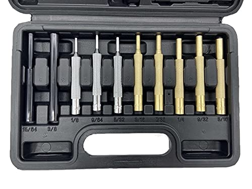 Brass Punch Set Gunsmith Punch Set Brass Punches with Detachable Hammer ...