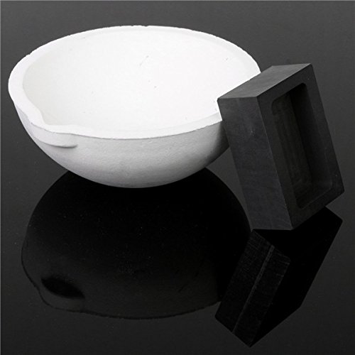 New 1000g Quartz Crucible Smelting Bowl Graphite Mold Lab supplies ...