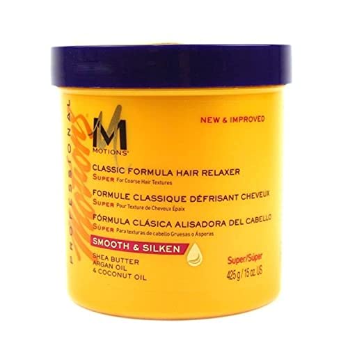 Motions Silkening Shine No-Lye Relaxer System, With Shea Butter, Argan ...