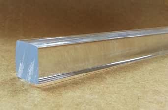 Extruded Acrylic Rectangular Bar - Clear 72 x 1/8 x 5/8 Pack of 10 ...