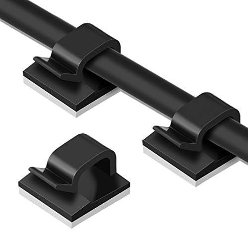 80pcs Cable Clips, Adhesive Cable Organizer Cell Phone Cords Holder ...