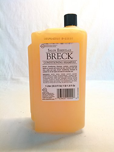 Amazon.com: Breck 10002 Shampoo/Conditioner, Pleasant Scent, 1 L Bottle ...
