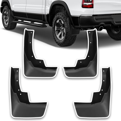 Hbzxqp Mud Flaps for Trucks Mud Guards Compatible with 2019-2024 Dodge Ram 1500 82215488AB ...