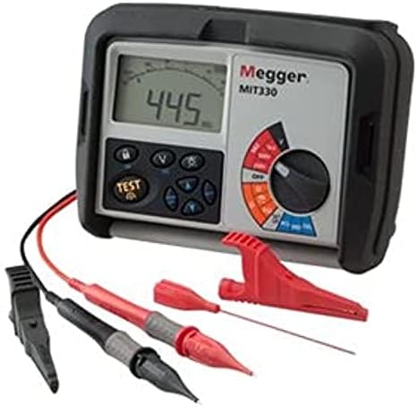 Megger MIT310-EN Insulation Tester, 1000 Megaohms Resistance, 250V ...