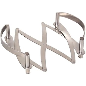 Amazon.com: Oggi Stainless Steel Expandable Trivet with Rubber Feet ...