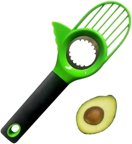 Avocado Slicer, 3 in 1 Avocado Cutter for Fruit and Vegetables Avocado ...