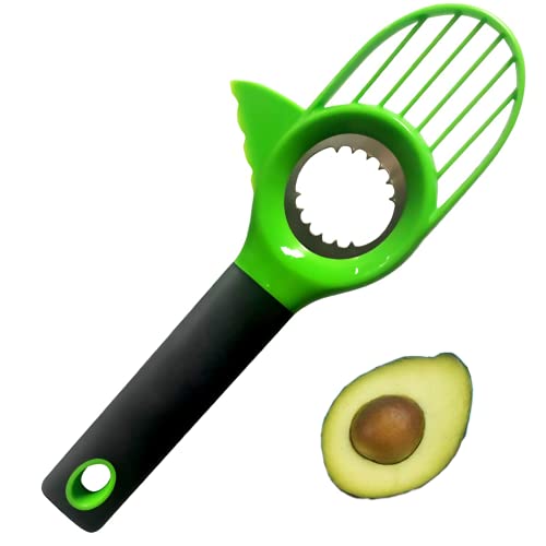 Avocado Slicer, 3 in 1 Avocado Cutter for Fruit and Vegetables Avocado ...