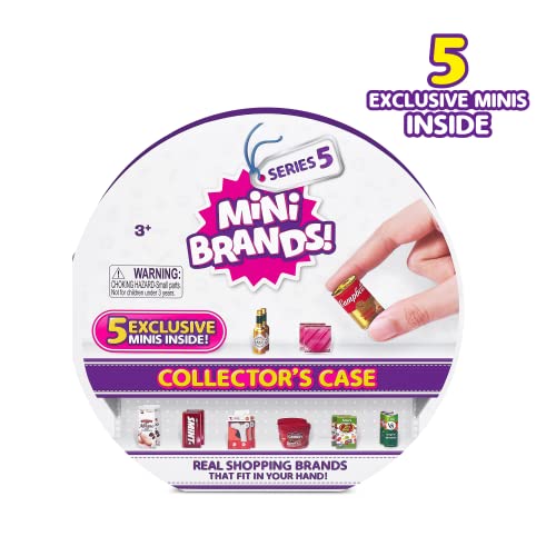 Mini Brands Series 5 Collector's Case by ZURU with 5 Exclusive Minis ...