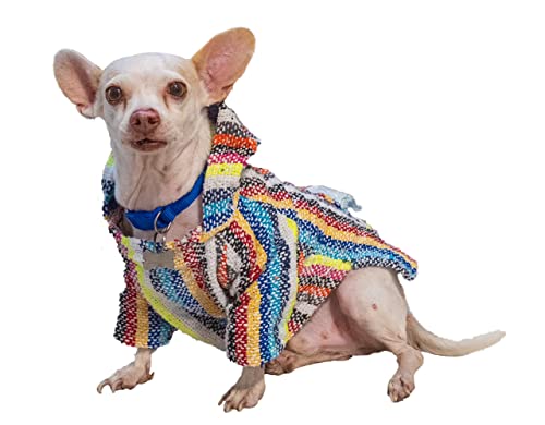 Mexican Dog Poncho Doggo Hoodie Baja Ponchos Blanket for Dogs Costume ...