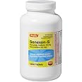 Amazon.com : Rugby Senexon-S Senna & Dousate Sodium 1000ct : Health ...