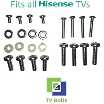 Amazon.com: Hisense TV mounting bolts / screws and washers - Fits all ...