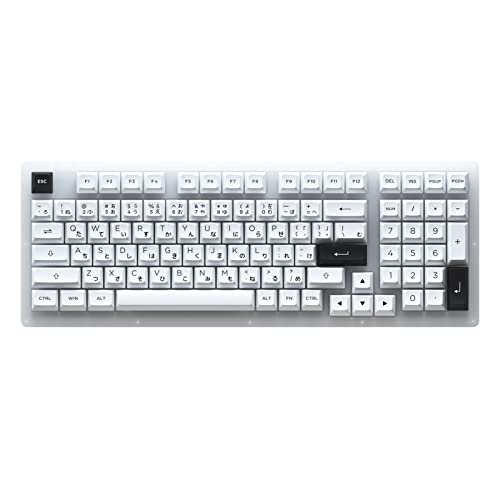 Akko ACR98 Black-on-White 98-Key Hot-swappable RGB Wired Mechanical ...