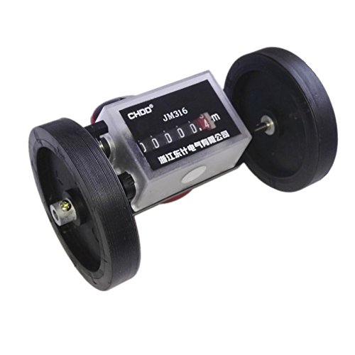 Rolling Wheel Mechanical Meter Counter Measuring Length JM316 No need ...
