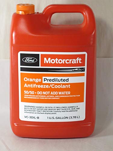 Genuine Ford Fluid Vc-3Dil-B Orange Pre-Diluted Antifreeze/Coolant - 1 ...