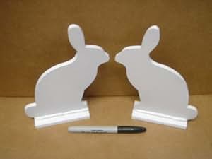 Amazon.com : Rabbit Silhouette Target Targets - 2 Pcs 1/4" Steel ...