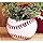 Amazon.com : Ceramic Baseball Planter Great for Kids Room, Sports Fans ...