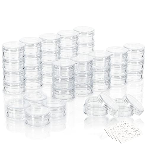 ZEJIA Sample Containers, Tiny Sample Jars with Lids, 5 Gram Cosmetic ...