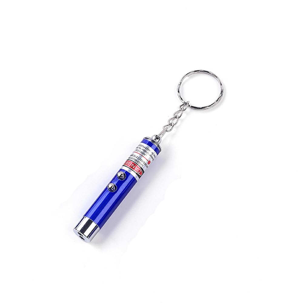 Mini Cat Toys Laser Pointer Pen Keychain Flashlight Funny Dog Stick Pet ...