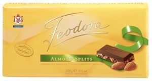 Amazon.com : Feodora Milk Chocolate Bar With Whole Hazelnuts, 3.5 ...