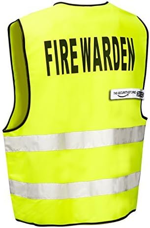High Visibility FIRE WARDEN Safety Vest – BigaMart