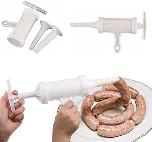 Manual Sausage Machine Meat Stuffer Filler Hand Operated Salami Maker ...